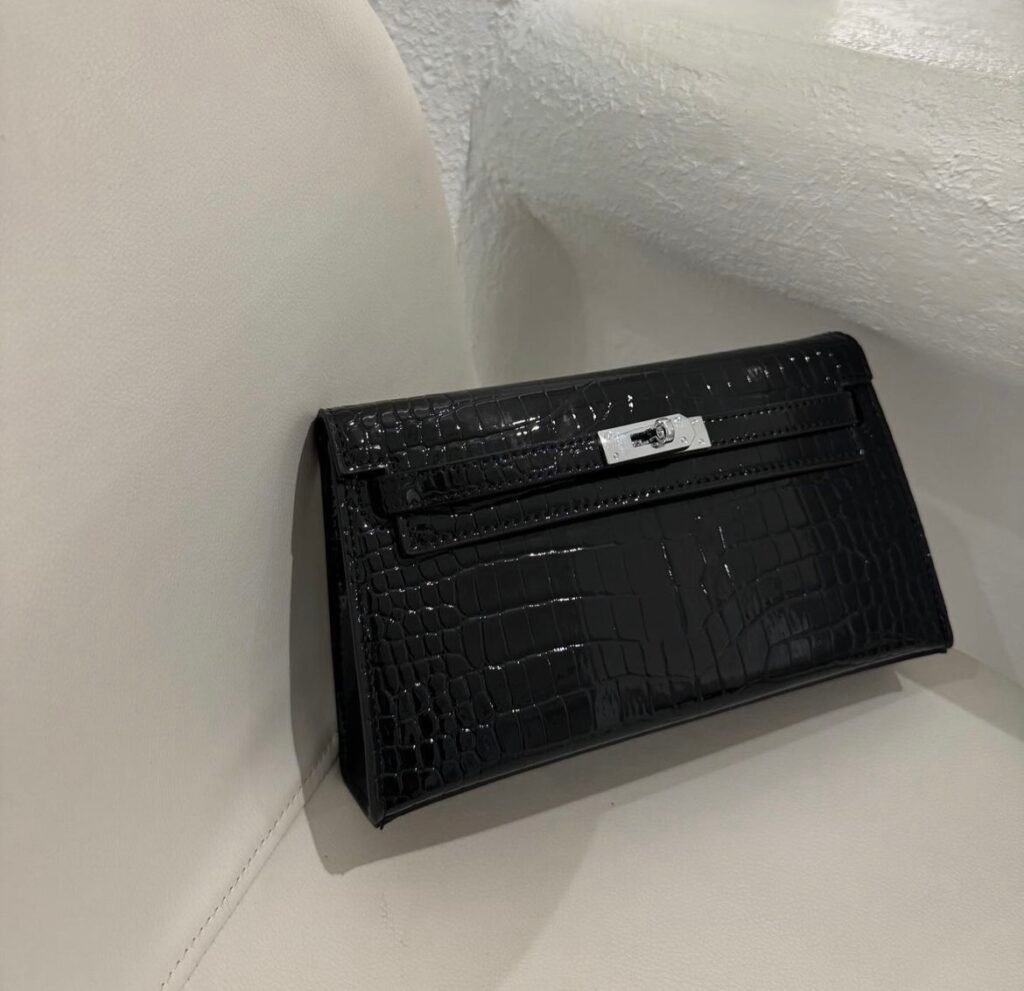 crocodile kelly strap black – shapicks.com