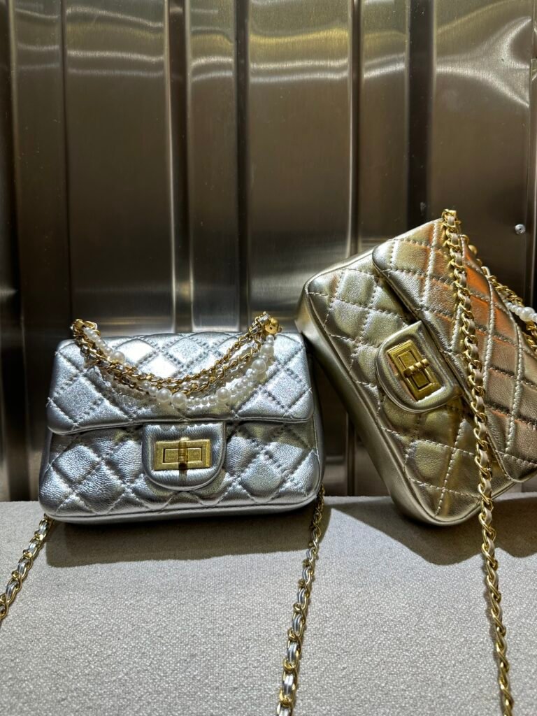 mini C with pearls ( silver ) – shapicks.com